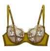 Dita Von Teese Julies Roses Underwire Bra (Chartreuse)