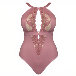 Боди Scantilly Indulgence Multiway Stretch Lace Body (Dusty Rose)