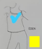 Майка Nicole Olivier Eden Lin Top (Yellow)